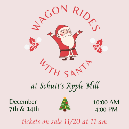 Wagon Rides with Santa- SOLD OUT - Schutt's Apple Mill